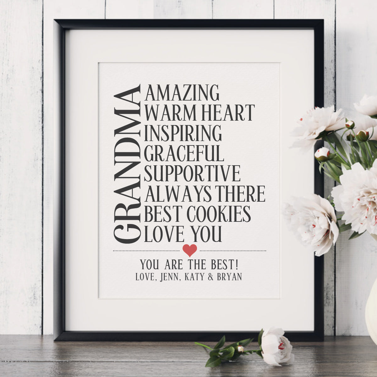 Grandma Word Art Heartfelt Art Grandma Another Word For Love Wall